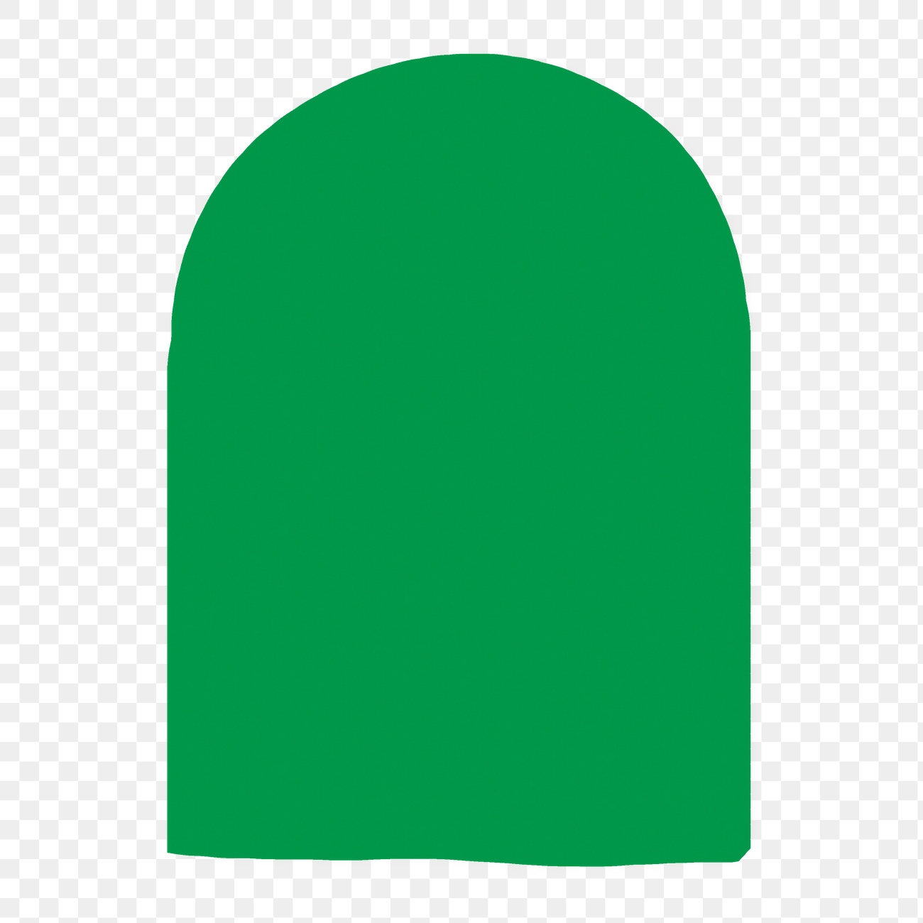 Green arch png shape sticker, | Premium PNG Sticker - rawpixel