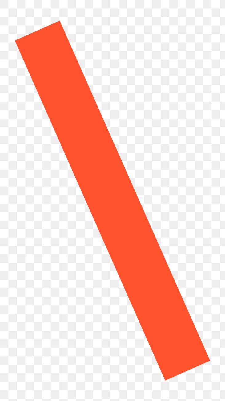 Red line shape png sticker | Premium PNG Sticker - rawpixel