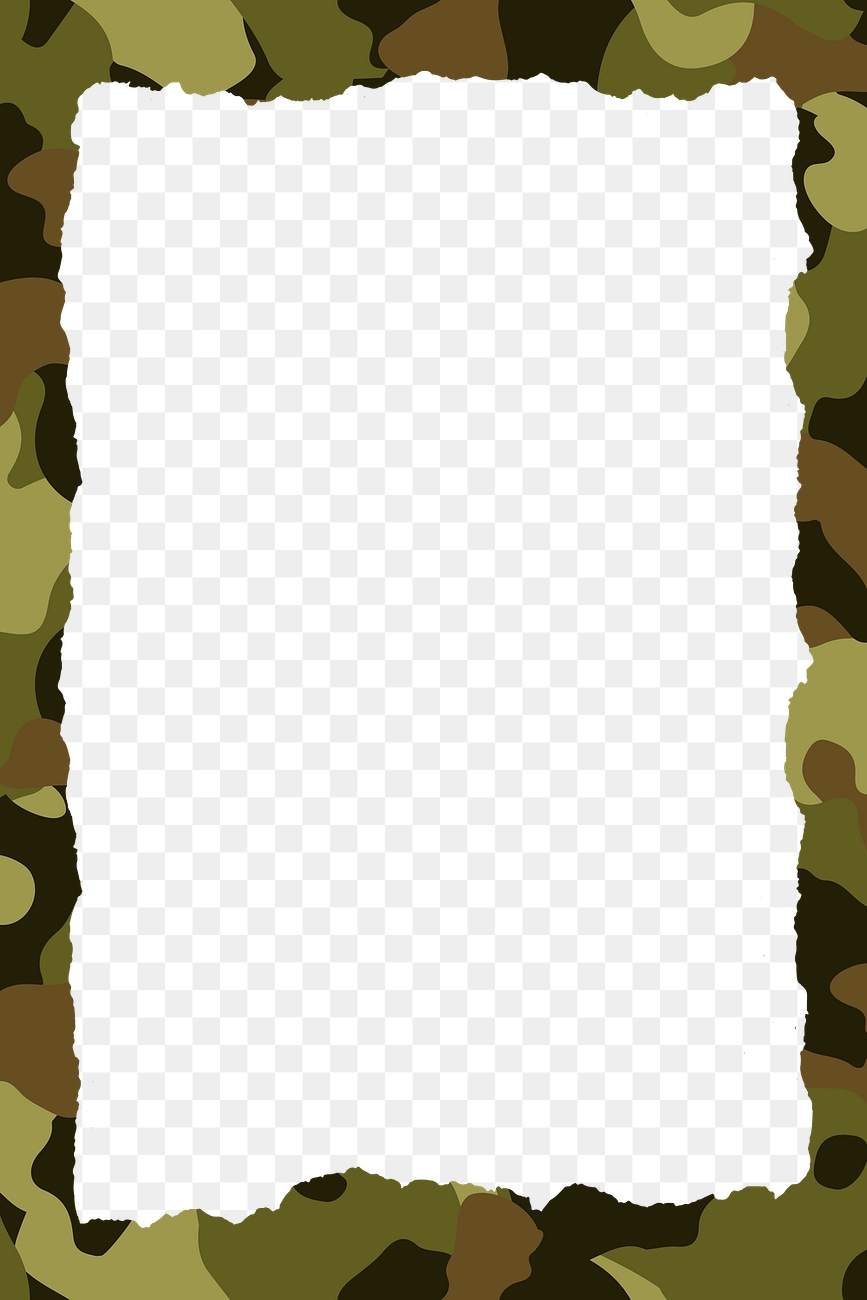 Frame png transparent background camouflage | Premium PNG - rawpixel