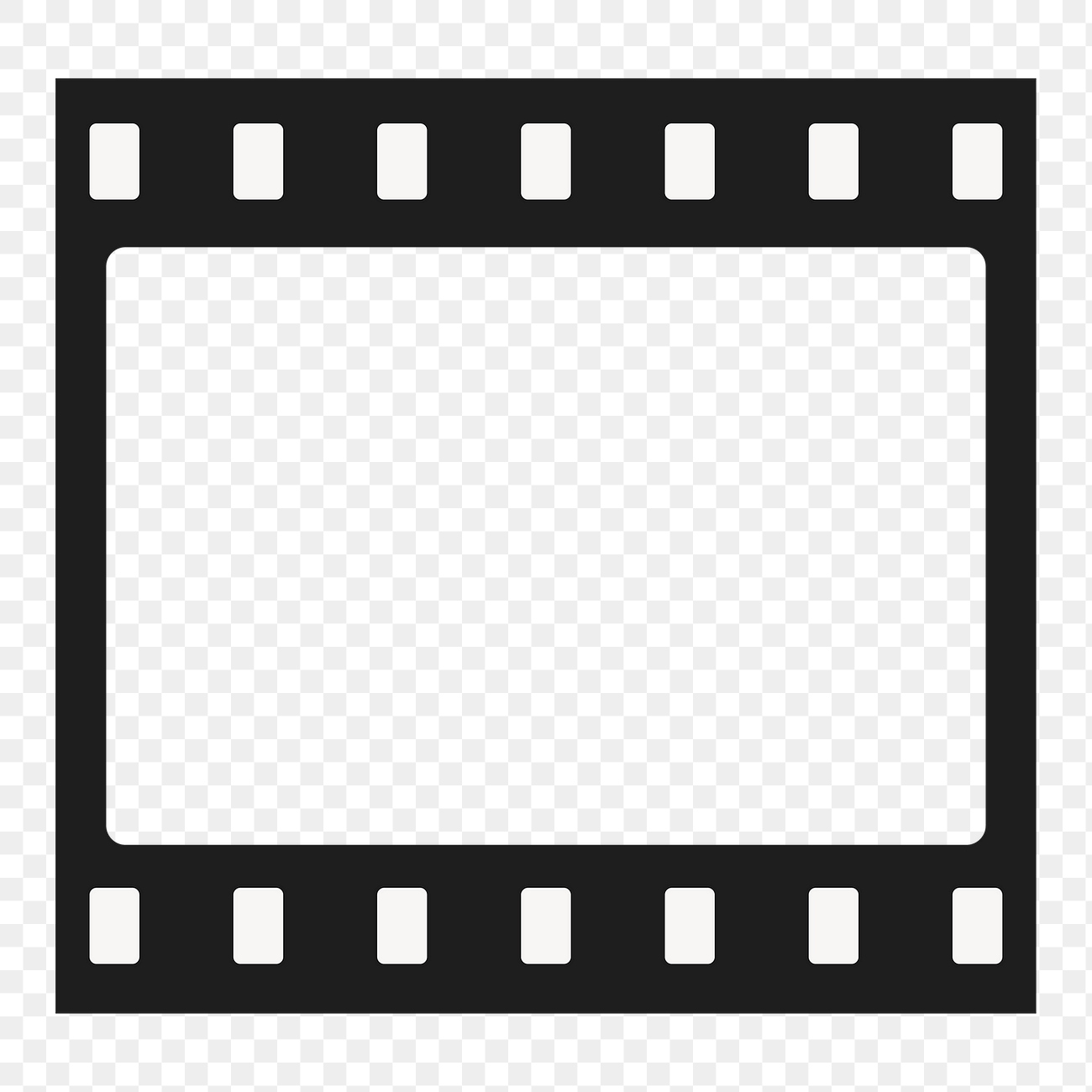 Movie film png frame, transparent | Premium PNG Sticker - rawpixel