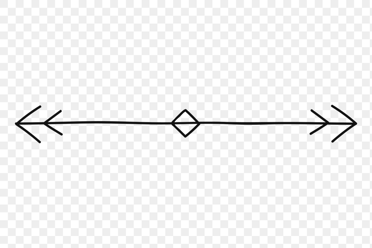 Arrow png clipart divider, doodle | Free PNG Sticker - rawpixel