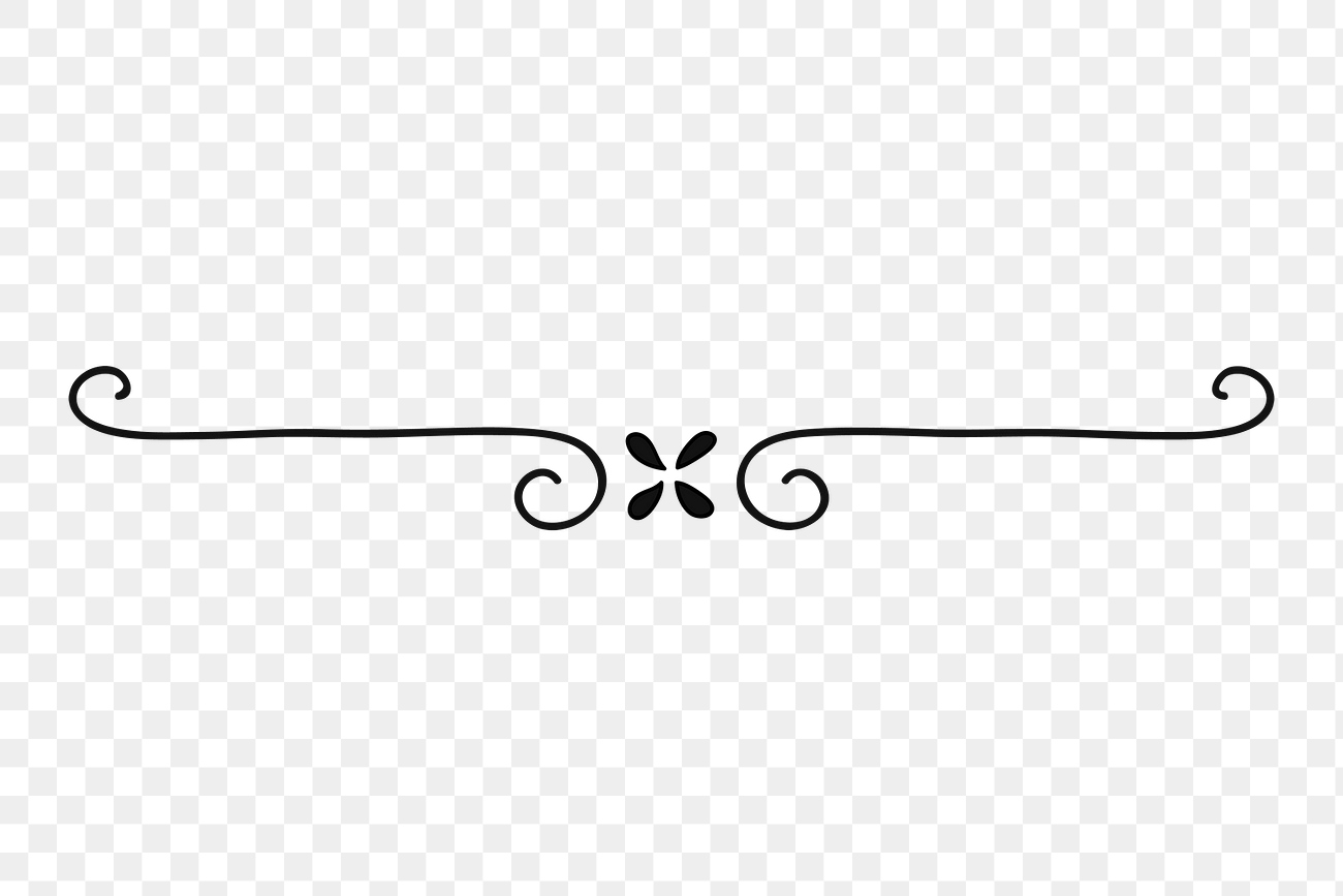 Flourish divider png, clipart doodle | Premium PNG Sticker - rawpixel