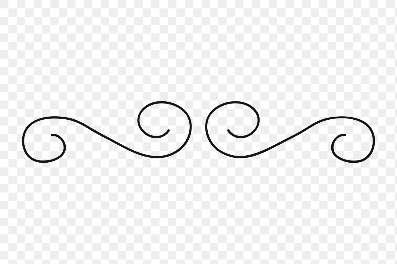 Png sticker scroll divider, vintage | Free PNG Sticker - rawpixel