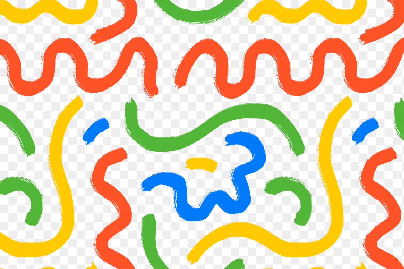 Colorful scribble png pattern, abstract | PNG - rawpixel