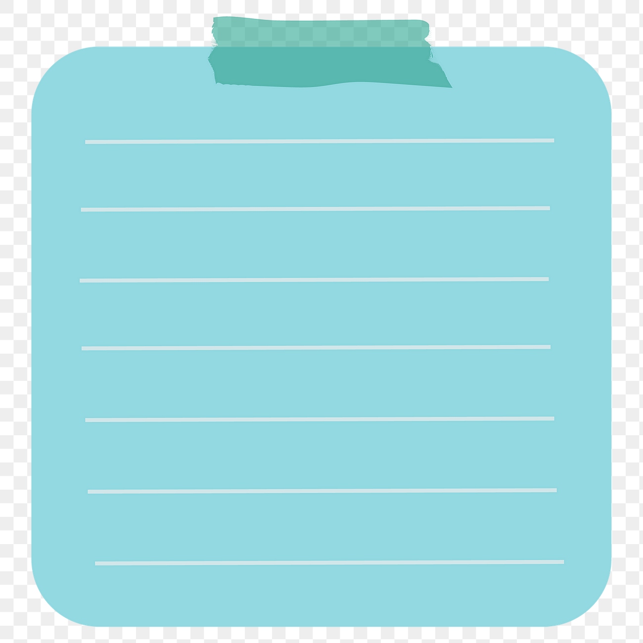 Blue reminder note sticker design | Premium PNG Sticker - rawpixel