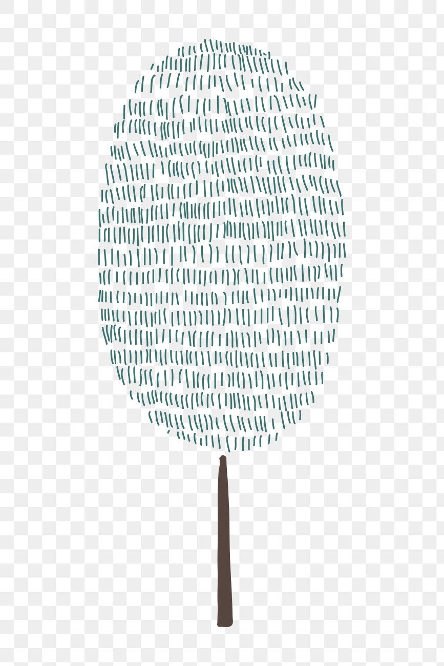 Cute doodle tree sticker design | Premium PNG Sticker - rawpixel