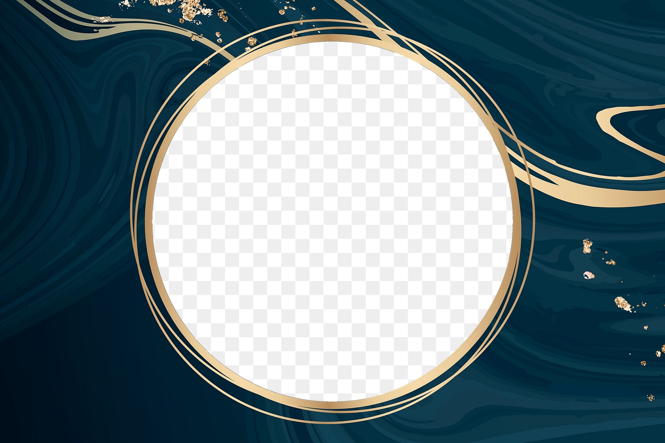 Png round frame navy blue | Free PNG - rawpixel