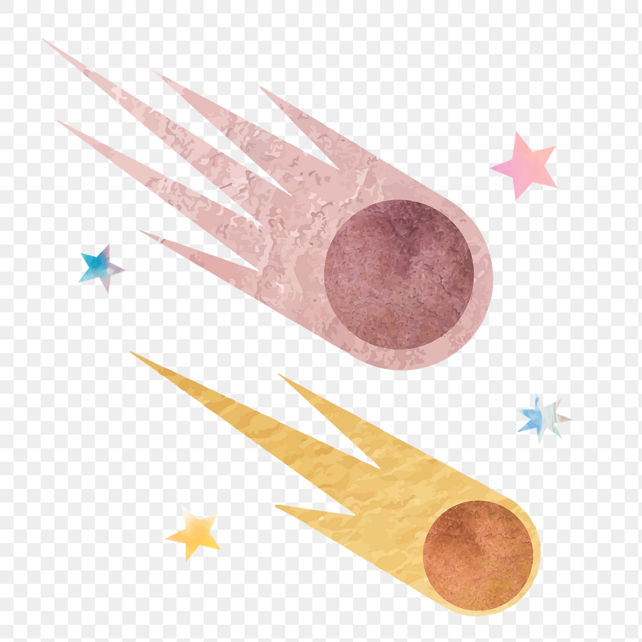Shooting comet element transparent png | Premium PNG Sticker - rawpixel