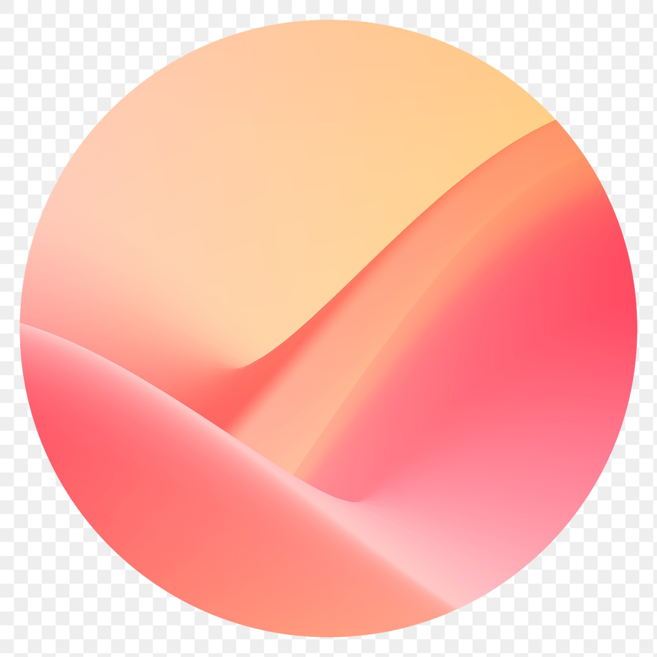 Colorful round gradient element transparent | Premium PNG Sticker ...