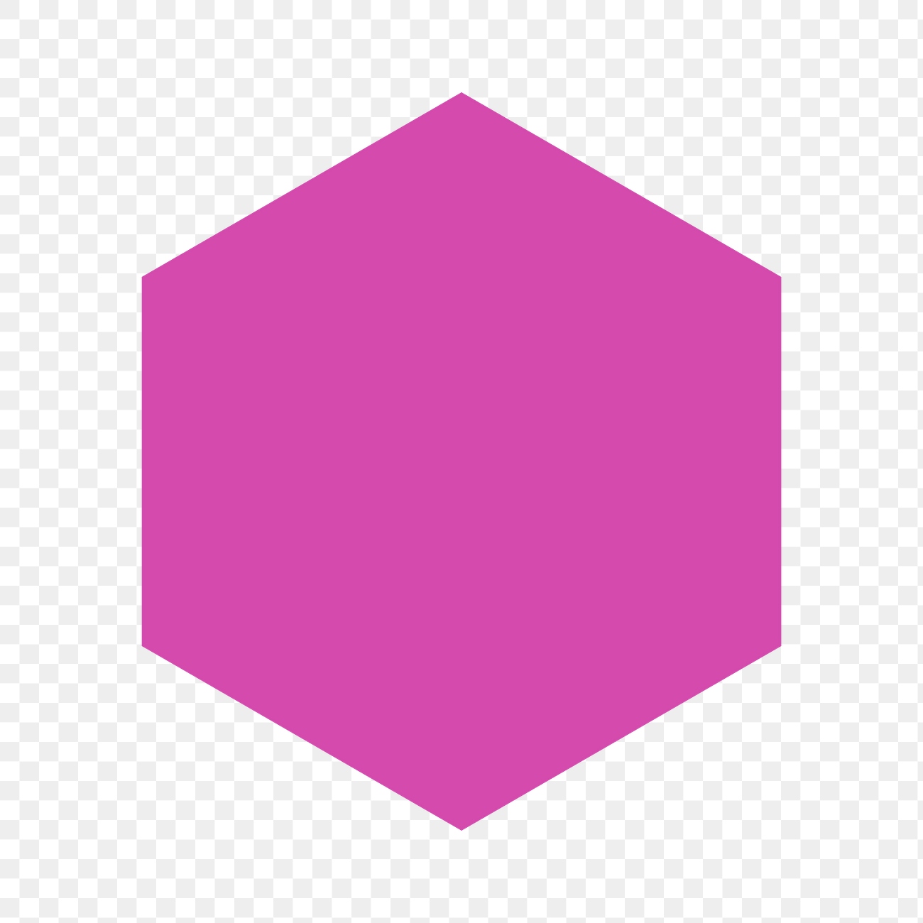 Purple hexagon geometric shape transparent | Premium PNG Sticker - rawpixel