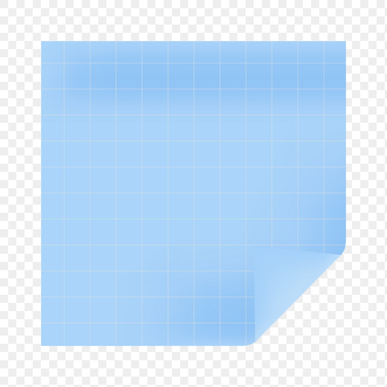 Blue square paper note social | Premium PNG Sticker - rawpixel