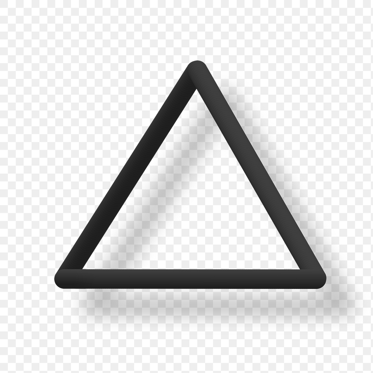 Black triangle design social banner | Free PNG Sticker - rawpixel