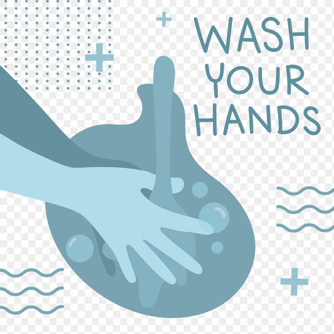 Wash your hands sanitary message | Free PNG Sticker - rawpixel
