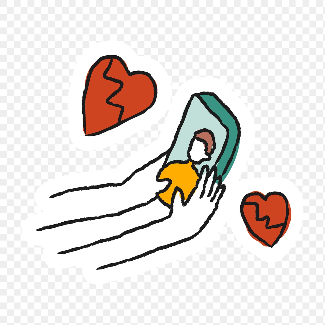 Stalk your ex doodle sticker | Premium PNG Sticker - rawpixel