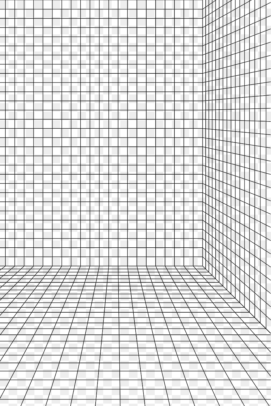 3D grid wireframe grid room | Premium PNG - rawpixel