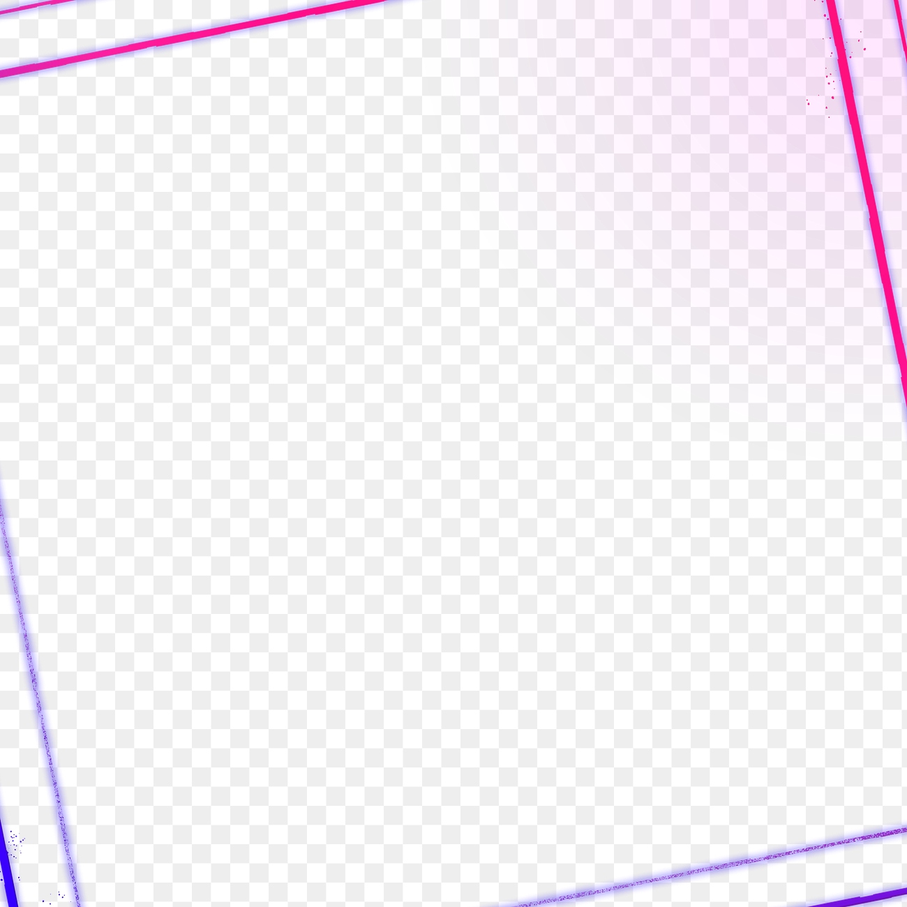 Pink and purple neon square | Premium PNG - rawpixel