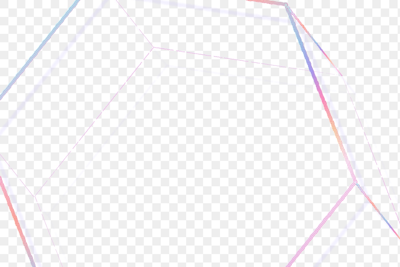 Pink geometric png hexagonal prism | Premium PNG - rawpixel