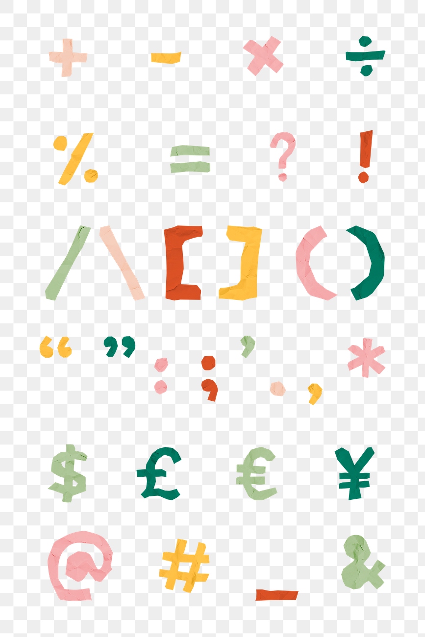 Png punctuation marks doodle typography | Premium PNG - rawpixel