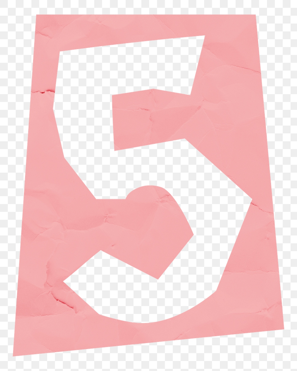 Number 5 font png paper | Premium PNG Sticker - rawpixel