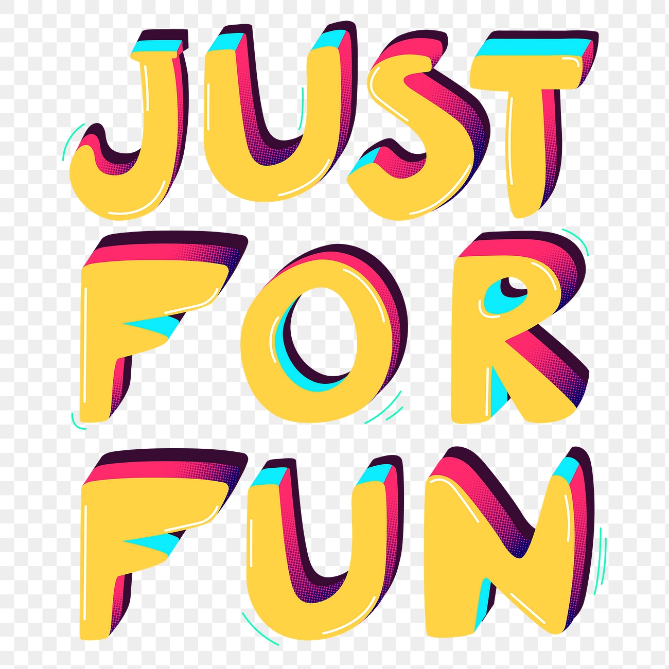 Just fun funky png text | Premium PNG - rawpixel