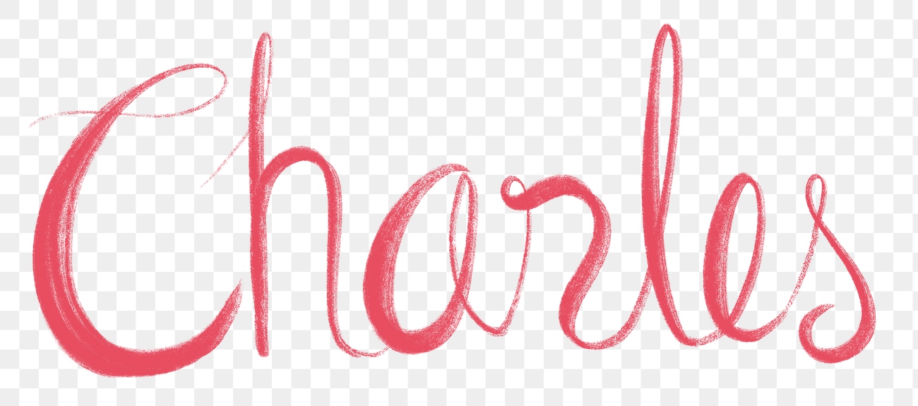 Charles png handwritten calligraphy font | Premium PNG - rawpixel