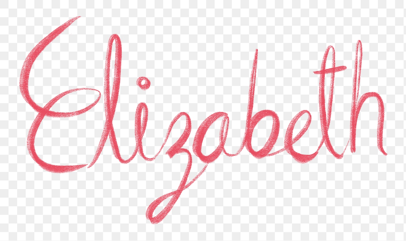 Elizabeth png script calligraphy font | Free PNG - rawpixel