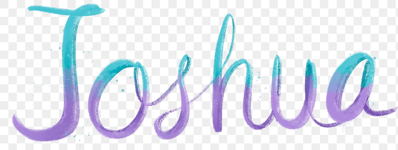 Joshua png script calligraphy font | Free PNG - rawpixel