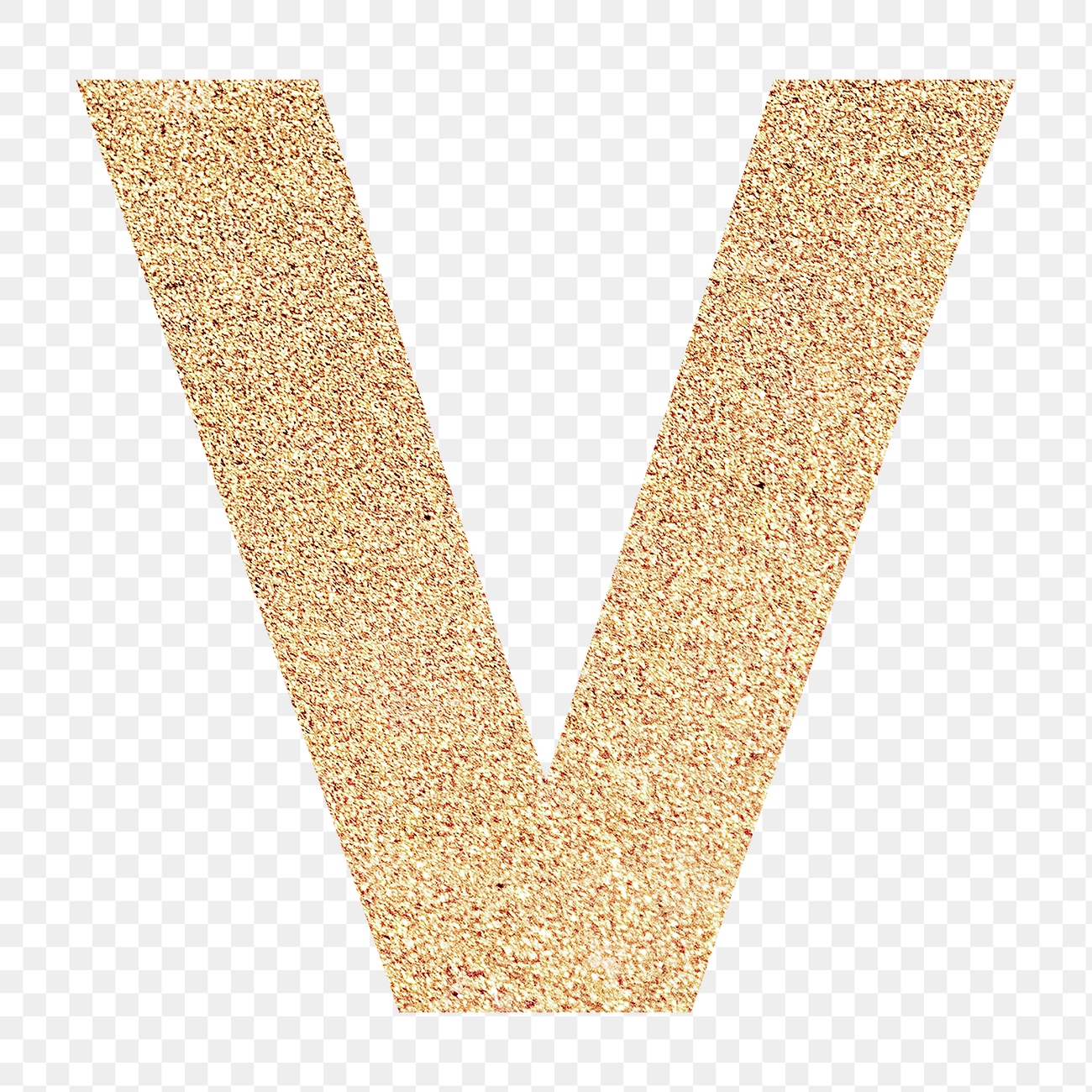 Glitter capital letter V sticker | Free PNG Sticker - rawpixel