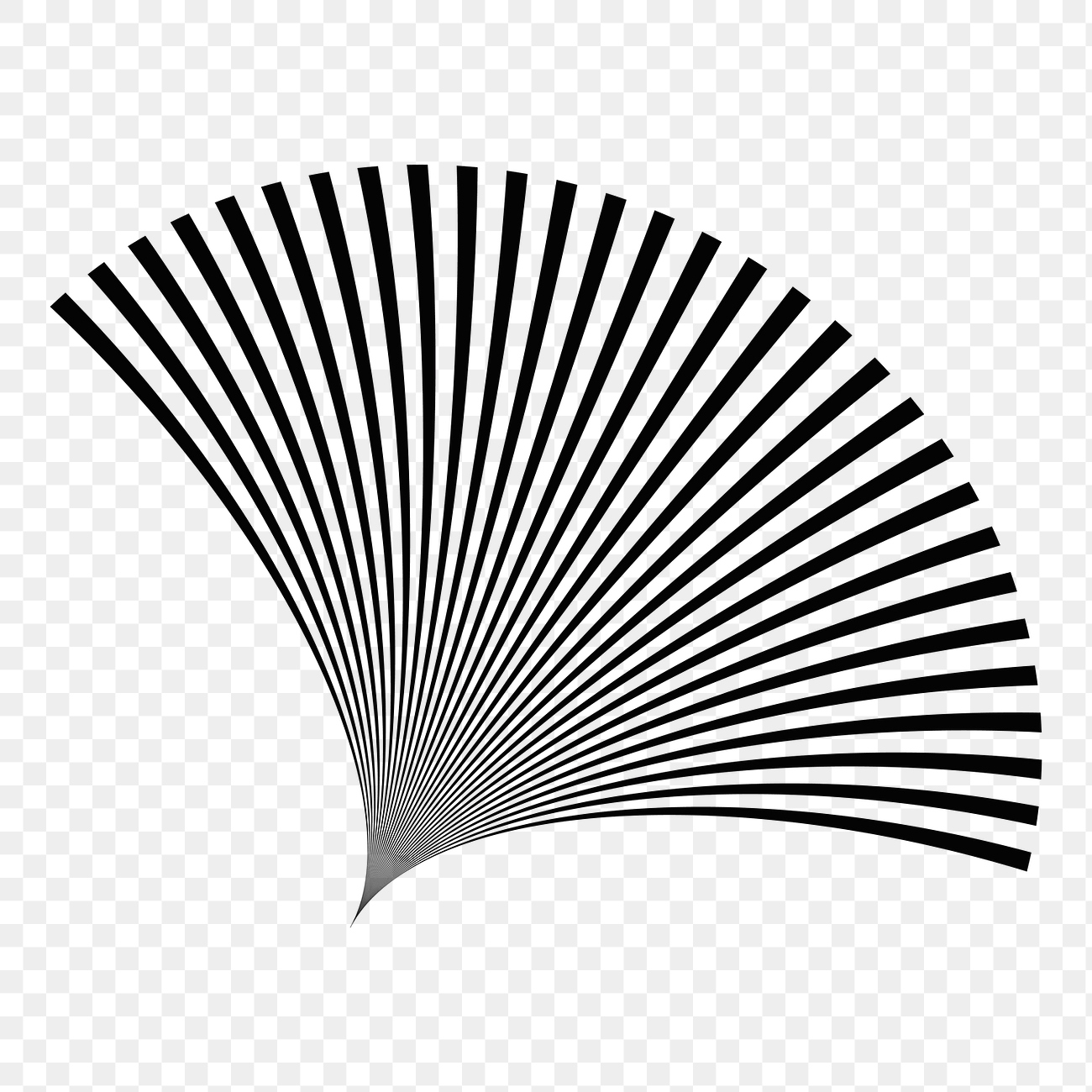 3D abstract black shape transparent | Premium PNG Sticker - rawpixel