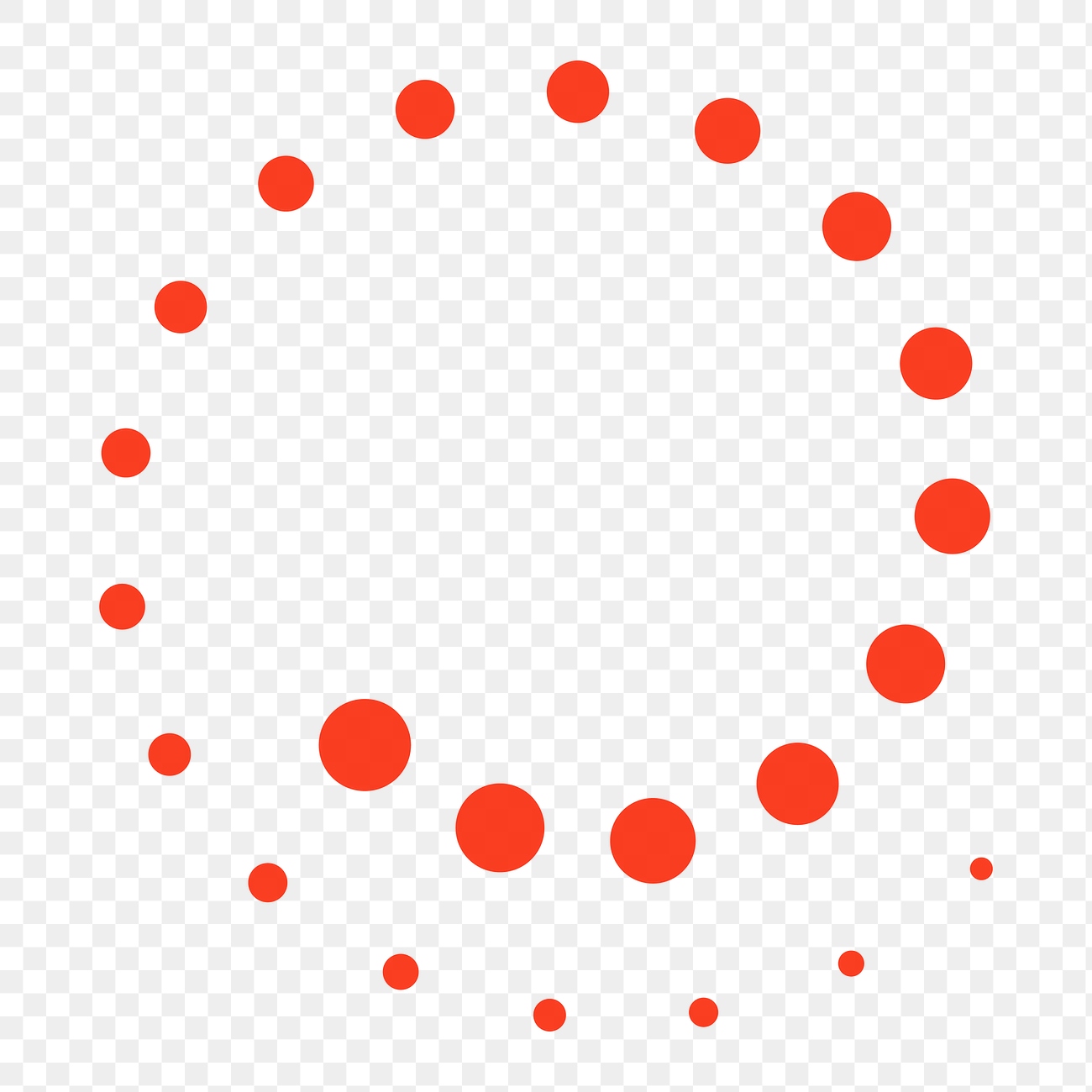 Abstract round red badge transparent | Premium PNG Sticker - rawpixel