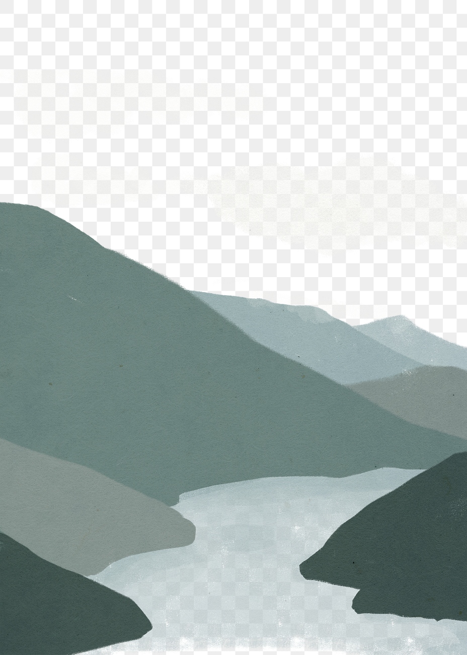 Png mountains river transparent background | Premium PNG - rawpixel