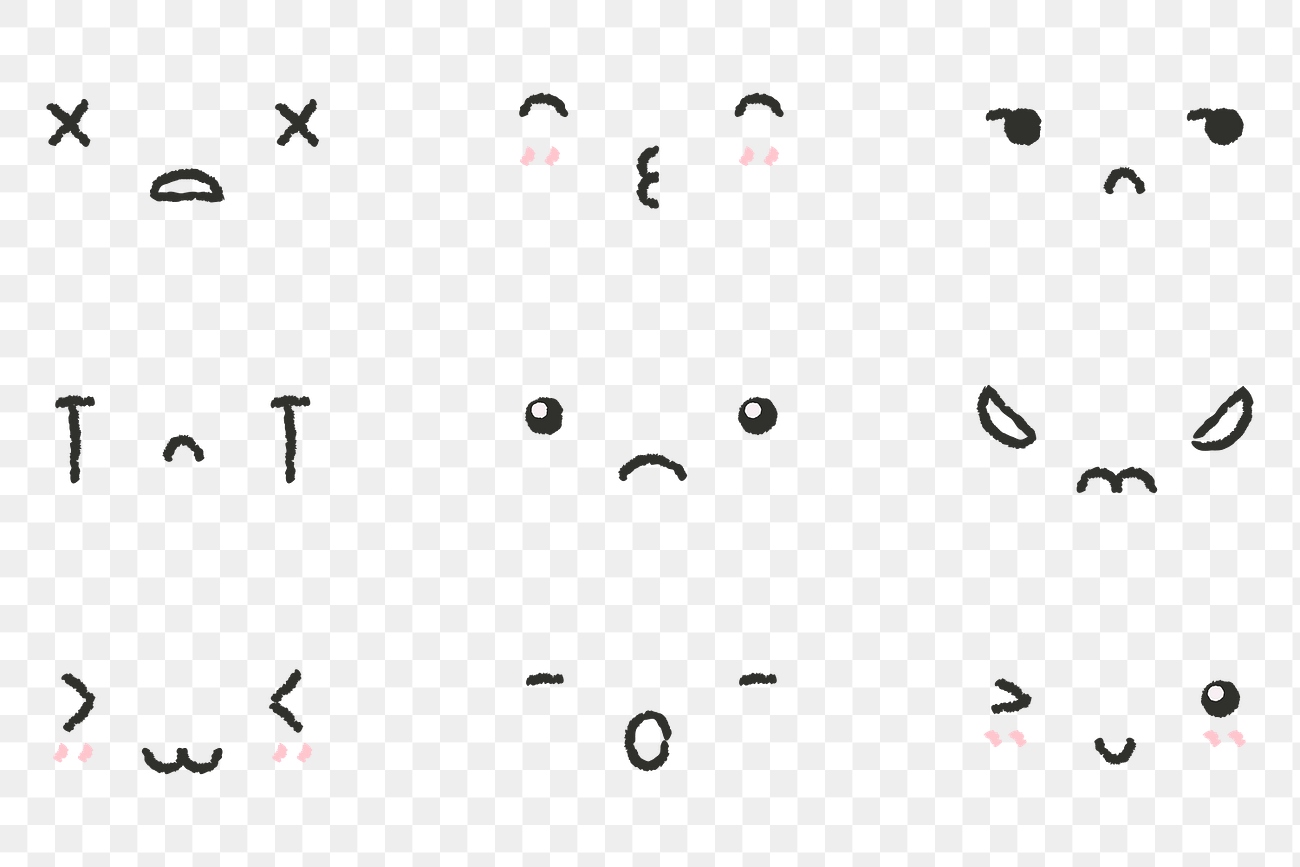 Png cute emotions design element | Premium PNG - rawpixel