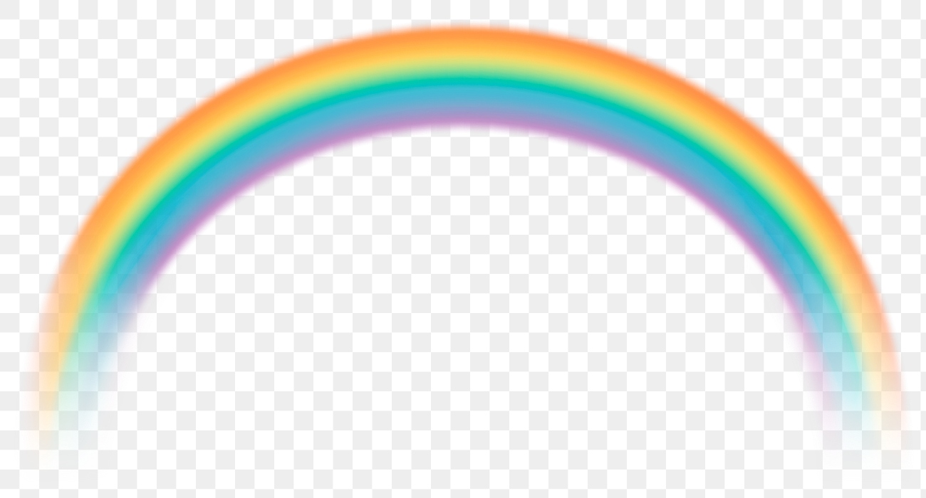 Rainbow png design element | Premium PNG Sticker - rawpixel