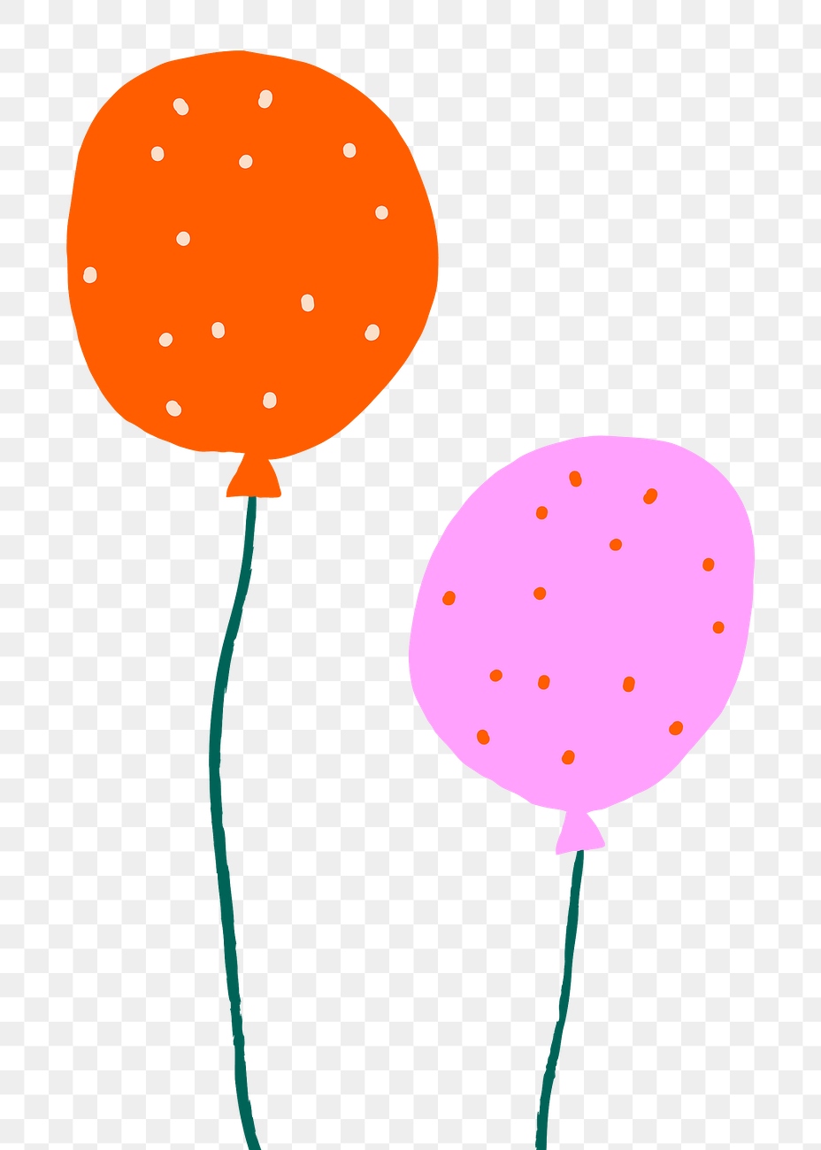 Balloons png sticker birthday celebration | Premium PNG Sticker - rawpixel