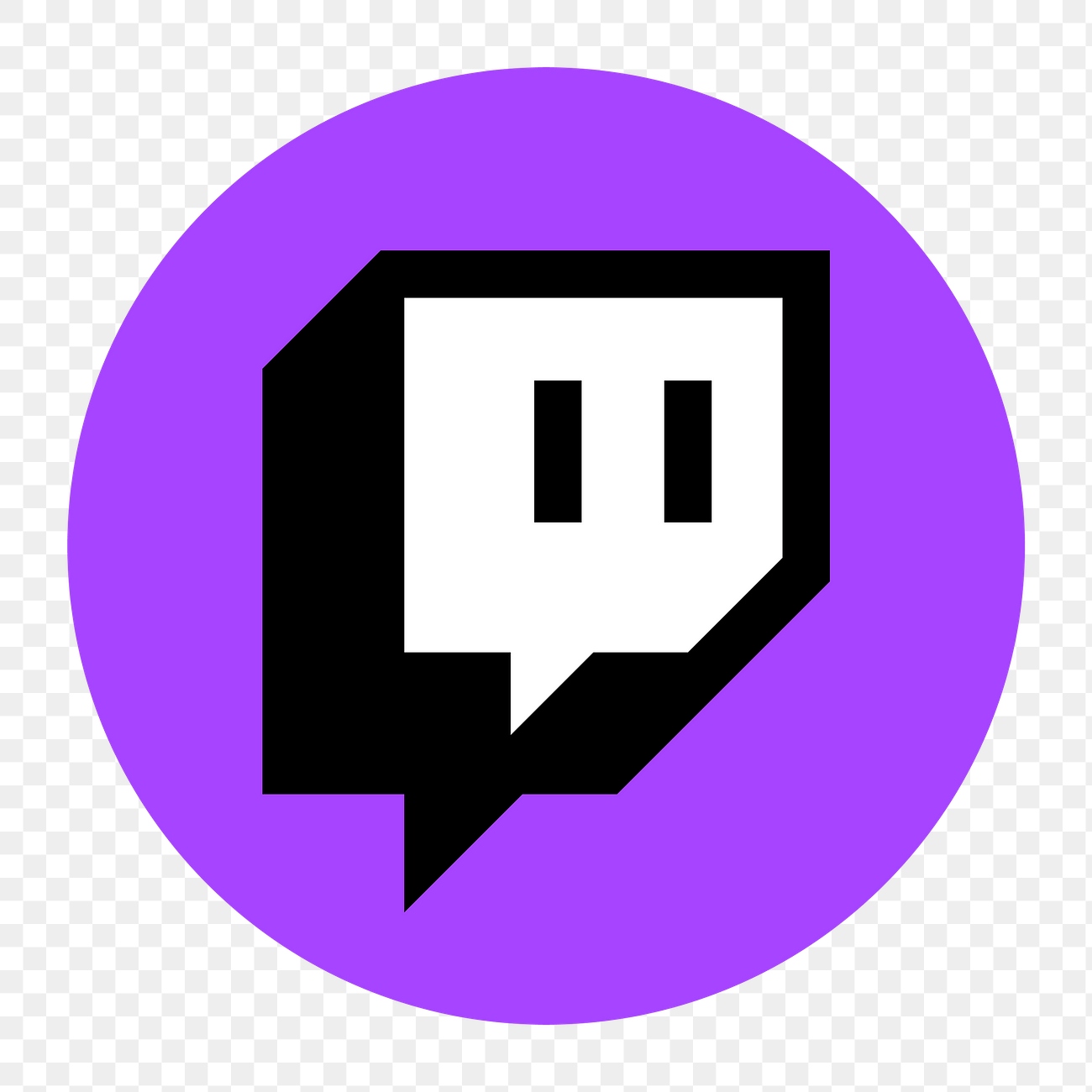 Twitch png social media icon | Premium Icons Sticker - rawpixel