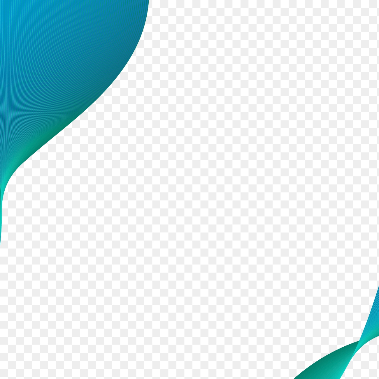 Blue curved frame transparent background | Premium PNG - rawpixel