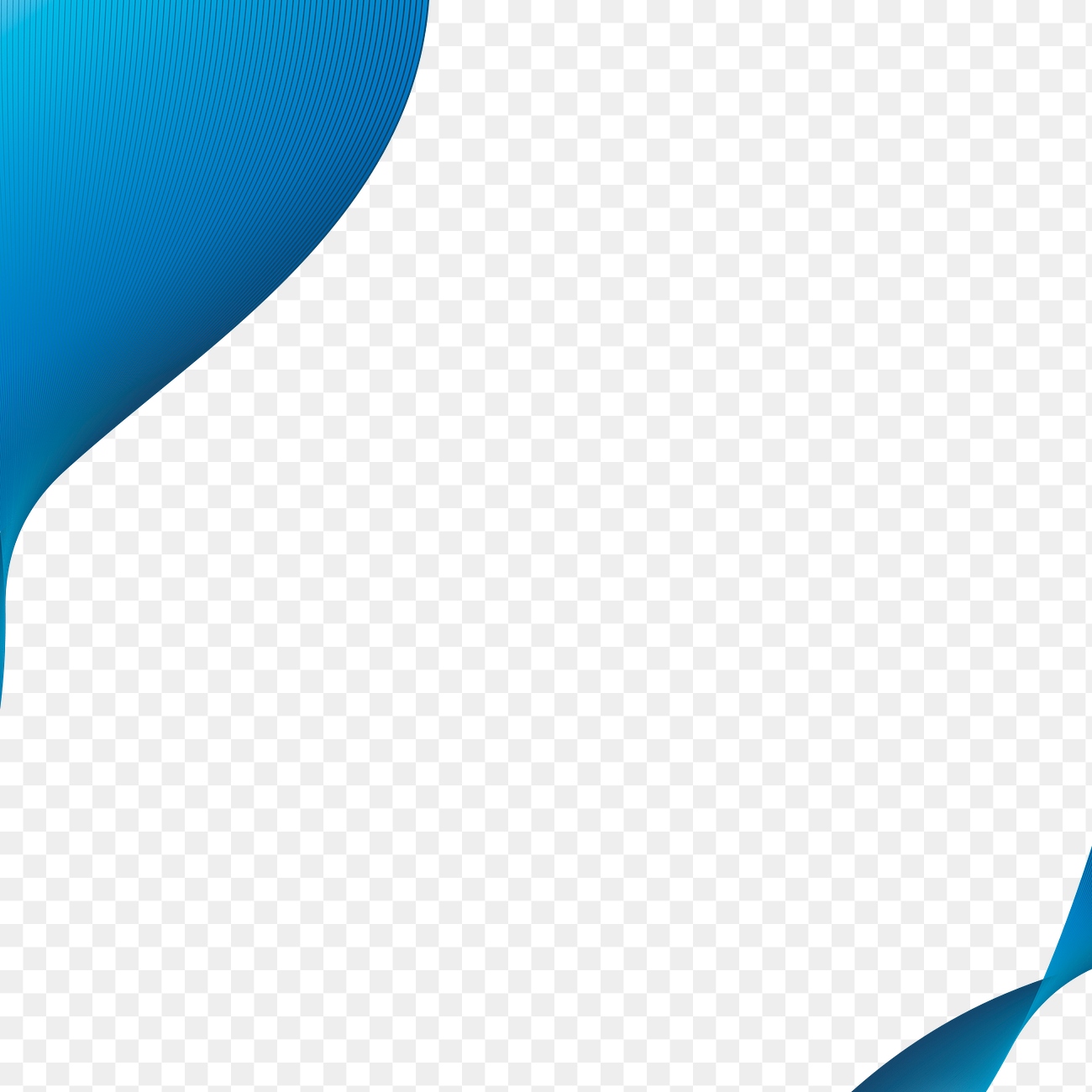 Blue curved frame transparent background | Free PNG - rawpixel