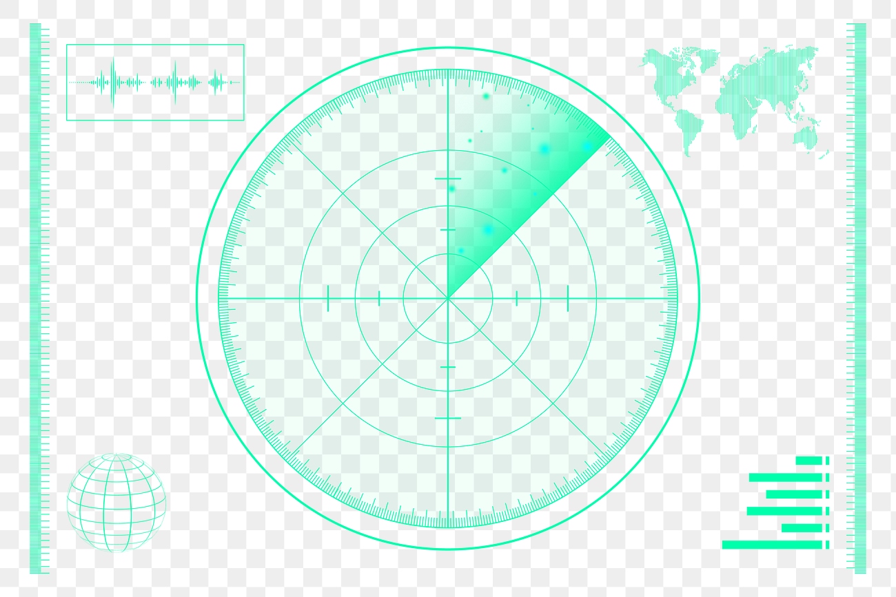 Png green global radar monitor | Premium PNG Sticker - rawpixel