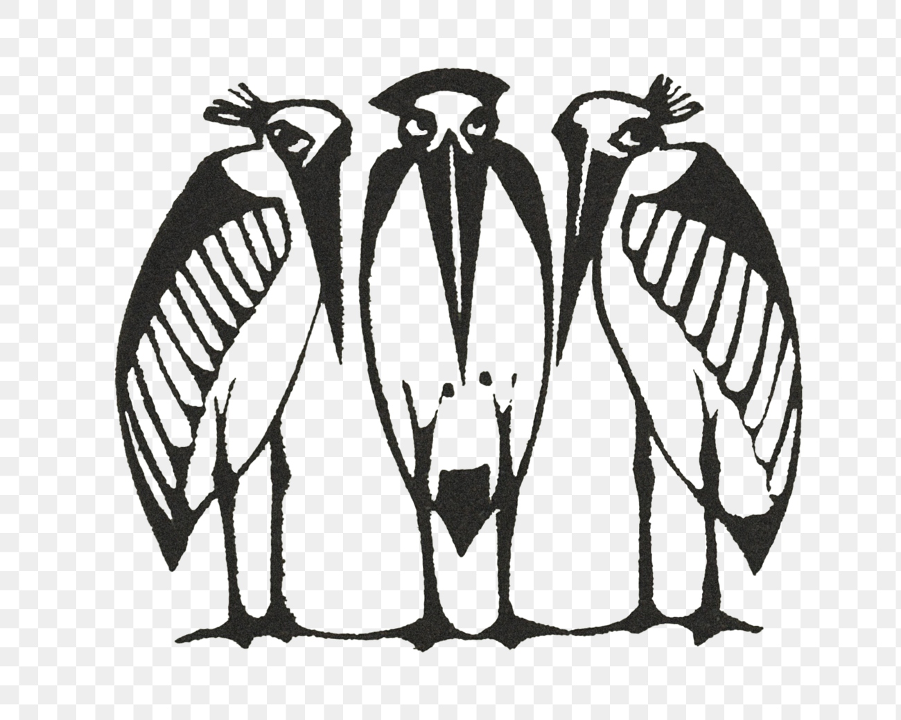 Marabou stork png sticker print | Premium PNG Sticker - rawpixel