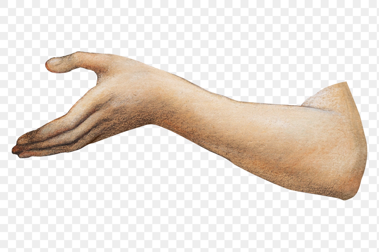 Helping hand gesture design element | Premium PNG Sticker - rawpixel