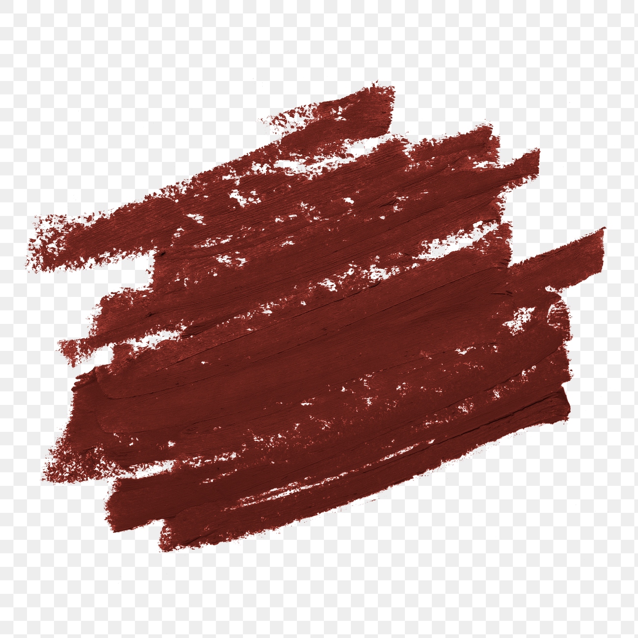 Matte maroon red paint brush stroke