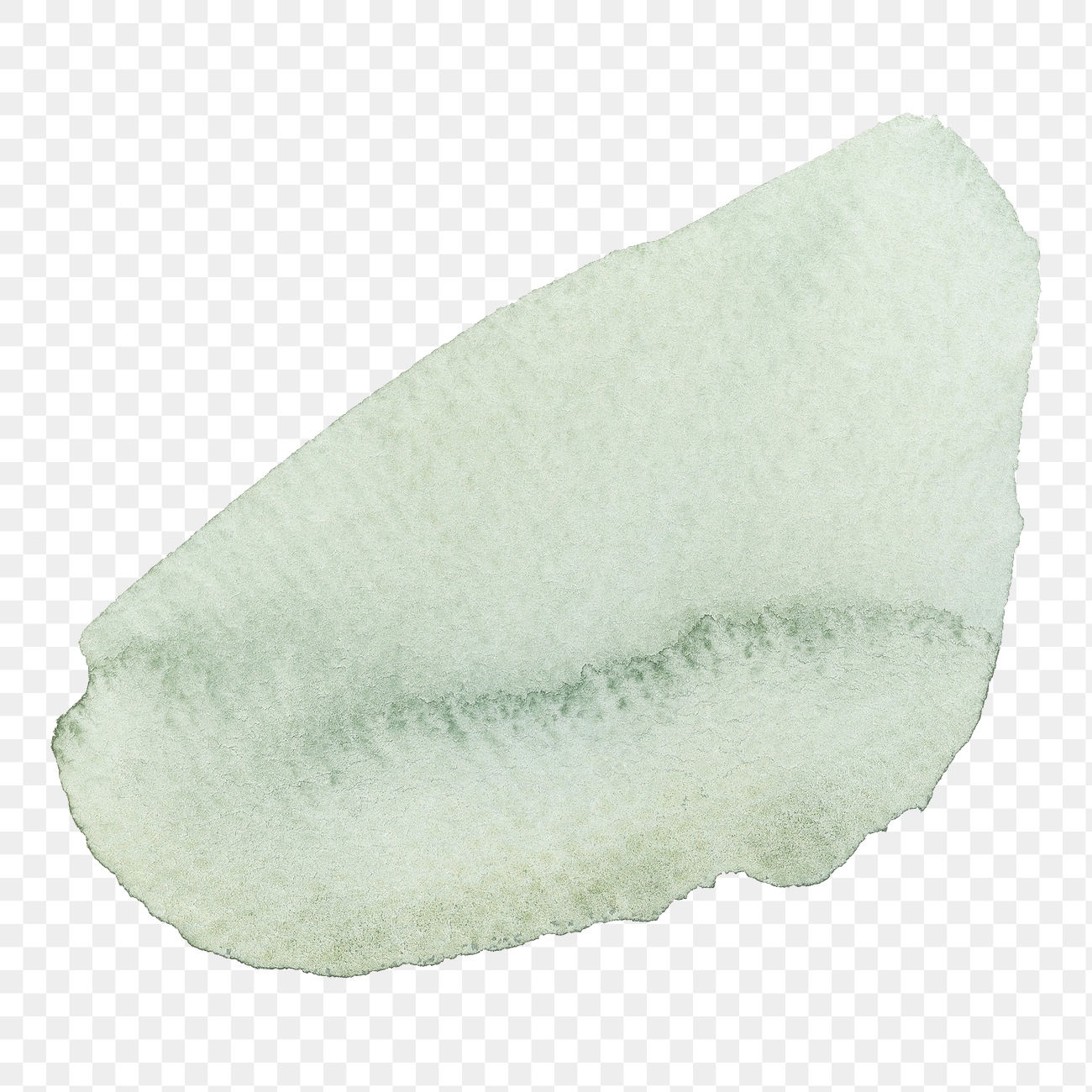 Green watercolor smudge png | Free stock illustration | High Resolution ...