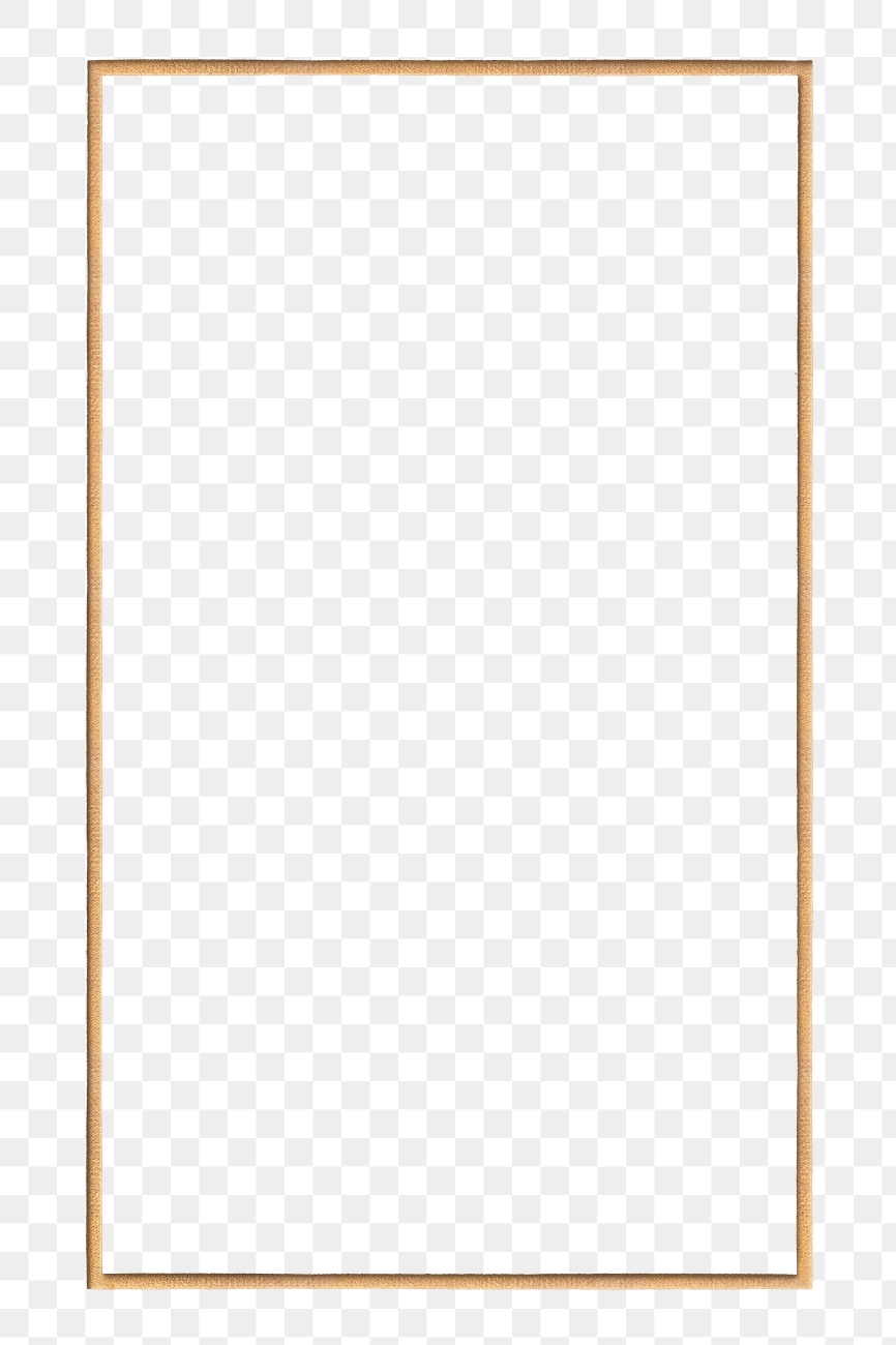 Gold Rectangle Frame PNG Images | Free Vectors, PNGs, Mockups ...