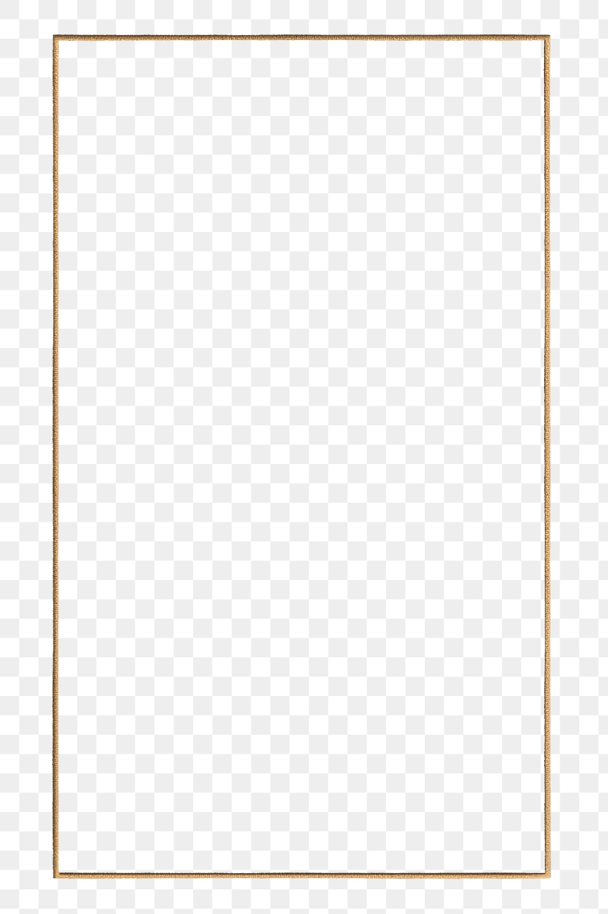 Rectangle gold frame design element | Free PNG - rawpixel