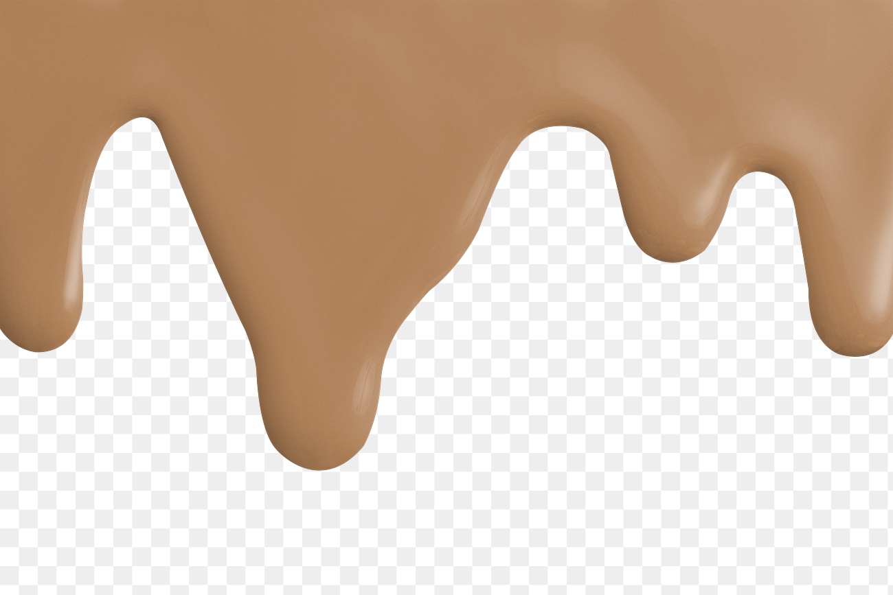 Brown dripping paint png element | Free PNG Sticker - rawpixel