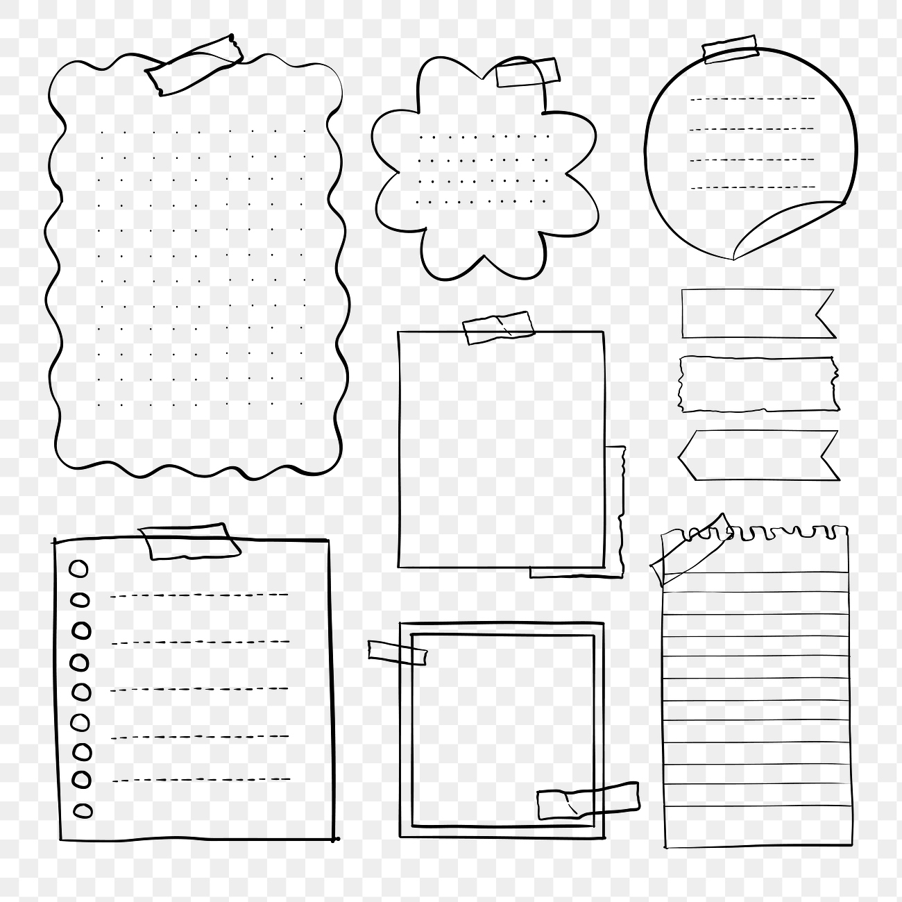 Digital stickers png set in hand | Premium PNG Sticker - rawpixel