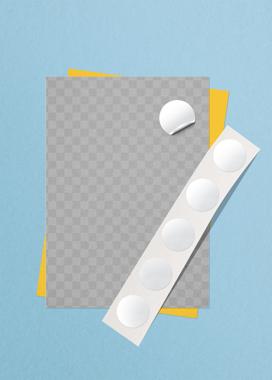 Paper mockup png, transparent flat | Premium PNG Mockup - rawpixel