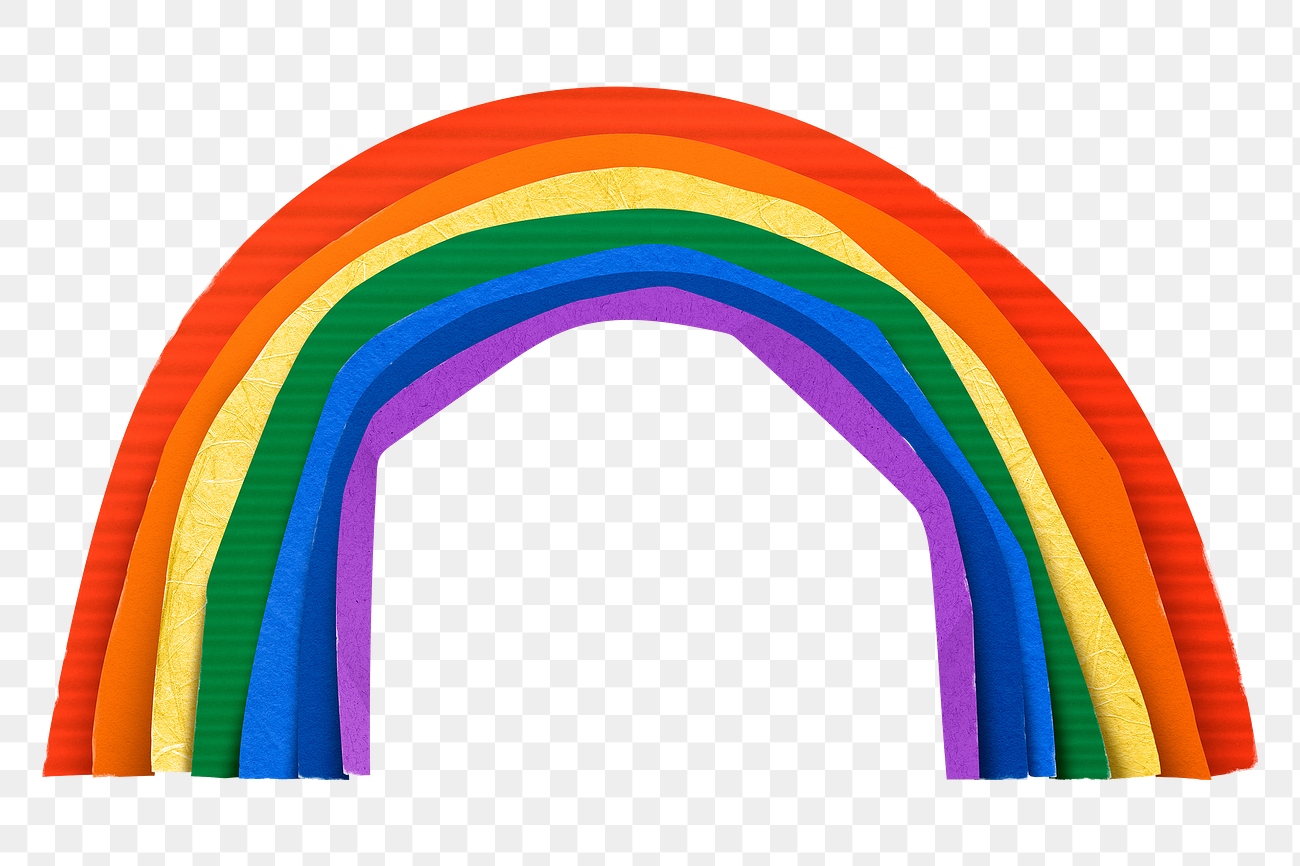 Rainbow png, paper craft collage | Premium PNG - rawpixel