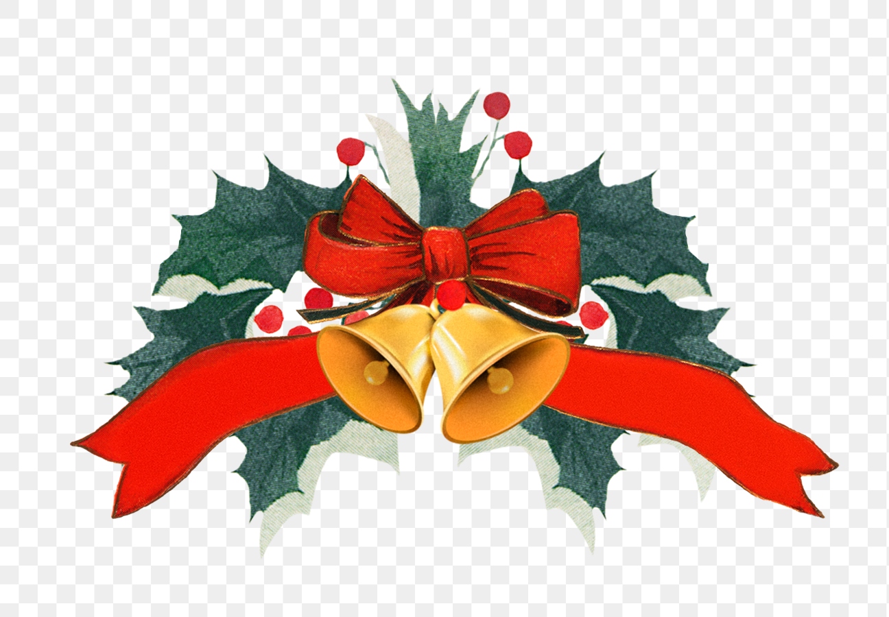 Festive Christmas ribbon transparent png | Premium PNG Sticker - rawpixel