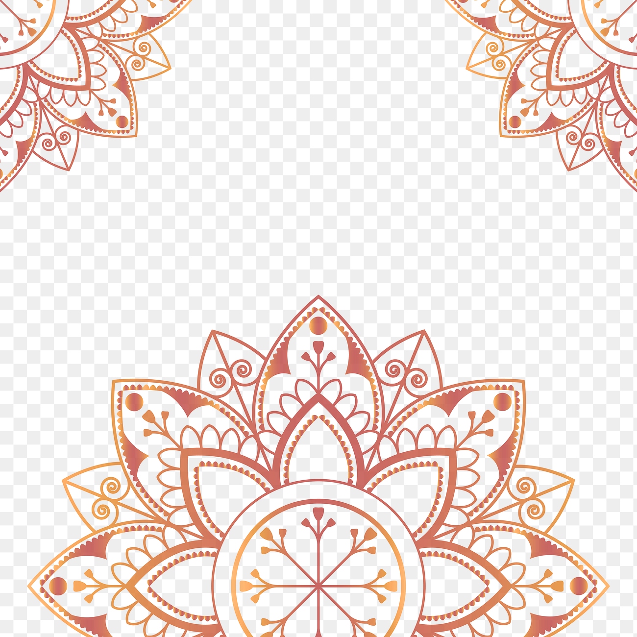 Colorful arabesque patterned design element transparent png | Free ...